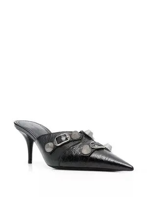 Balenciaga Cagole 80mm Pointed Mules