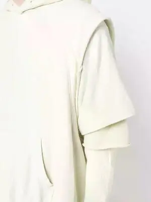 Undercover Layered-sleeve Cotton Hoodie