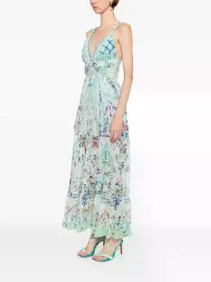 Camilla Bead-strap Panelled Dress