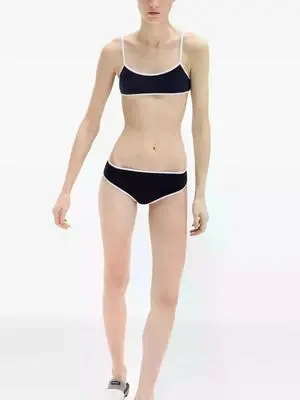 Miu Miu Technical-knit Swimsuit Top - Blue