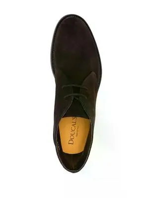 DOUCAL'S Lace-up Suede Ankle Boots
