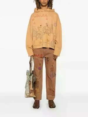 GLASS CYPRESS Motif-embroidered Hoodie