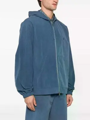 Givenchy 4g-motif Cotton Hoodie - Blue