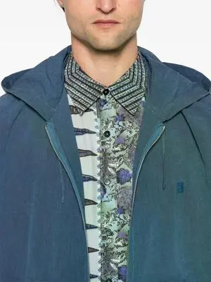 Givenchy 4g-motif Cotton Hoodie - Blue
