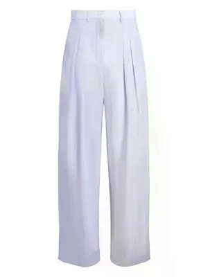Proenza Schouler White Label Eleanor Paint Trousers - Blue