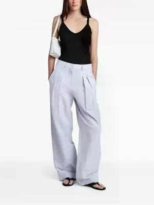 Proenza Schouler White Label Eleanor Paint Trousers - Blue