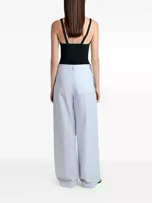 Proenza Schouler White Label Eleanor Paint Trousers - Blue