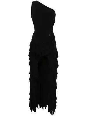 Nissa Ruffled Evening Dresses