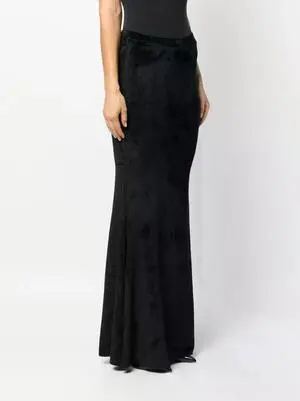 Gcds Velvet Maxi Skirt