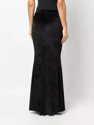 Gcds Velvet Maxi Skirt
