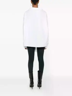 Balenciaga Cotton Poplin Off-shoulder Shirt