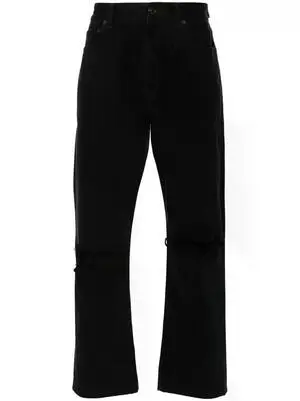 Balenciaga Distressed Straight-leg Jeans