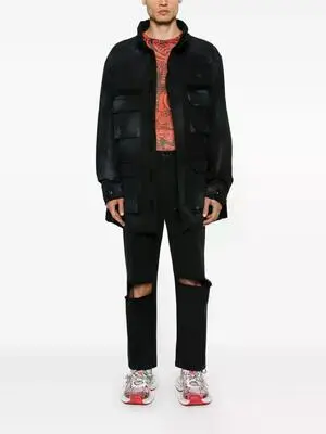 Balenciaga Distressed Straight-leg Jeans