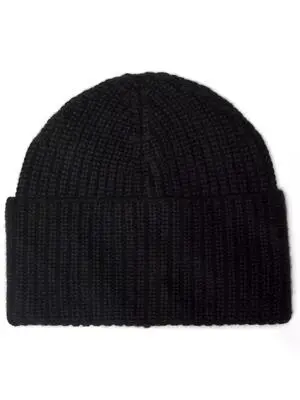 Brunello Cucinelli Cashmere Beanie Hat - Black