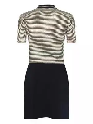 Valentino Garavani Striped Polo Knit Dress