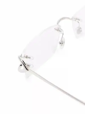 Cartier Square-frame Rimless Glasses