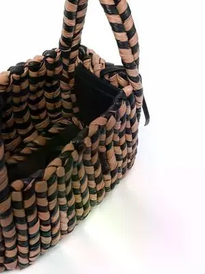 Nanushka Woven Top-handle Tote