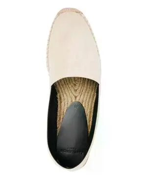 Saint Laurent Logo-embroidered Espadrilles - Neutrals