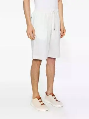 Herno Linen Shorts - Neutrals