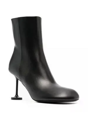 Balenciaga 90mm Leather Ankle Boots