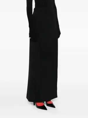 Balenciaga Slit Tailored Maxi Skirt