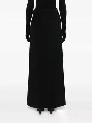 Balenciaga Slit Tailored Maxi Skirt