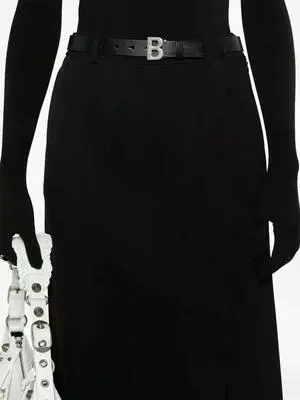 Balenciaga Slit Tailored Maxi Skirt