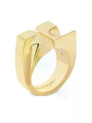 COURREGES Ac Signet Ring - Gold