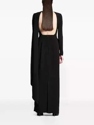 Balenciaga Cape-design Gown