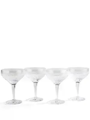 SOHO HOME Huxley Crystal Glasses Set - Neutrals