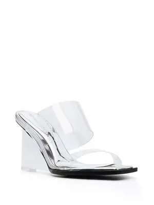 Alexander McQueen Shard Transparent Mules