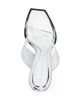 Alexander McQueen Shard Transparent Mules
