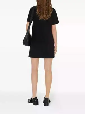 Burberry Daisy Logo Cotton T-shirt - Black