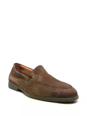 Santoni Suede Loafers