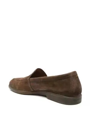 Santoni Suede Loafers