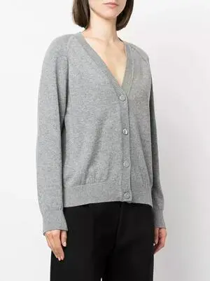 BARRIE V-neck Cashmere Cardigan