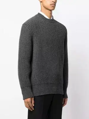 Alexander McQueen Ribbed-knit Wool Jumper