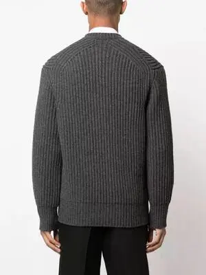 Alexander McQueen Ribbed-knit Wool Jumper