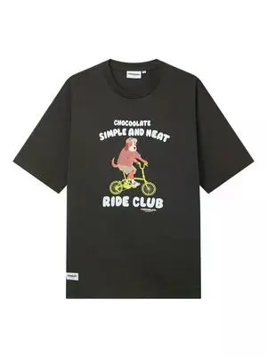 CHOCOOLATE Graphic-print T-shirt - Grey