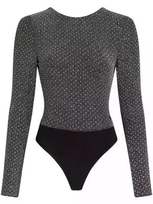 Karl Lagerfeld Crystal-embellished Bodysuit