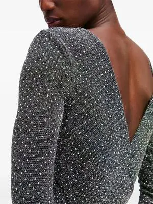 Karl Lagerfeld Crystal-embellished Bodysuit