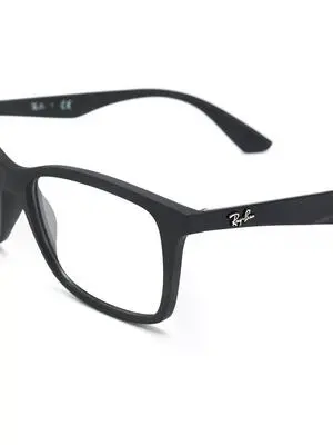 Ray-ban Rectangle Frame Glasses - Black