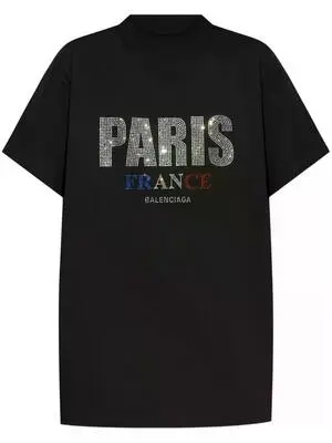 Balenciaga Logo-studded T-shirt