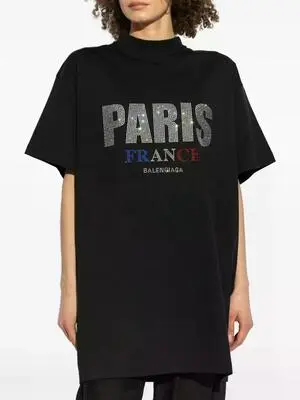 Balenciaga Logo-studded T-shirt