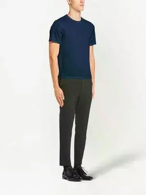 Prada Stretch Cotton T-shirt - Blue