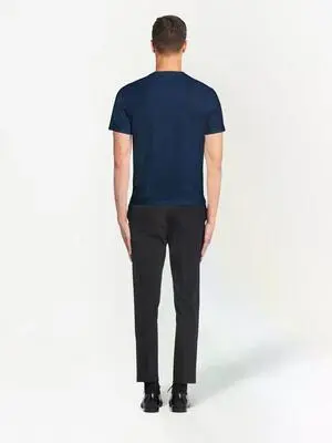 Prada Stretch Cotton T-shirt - Blue