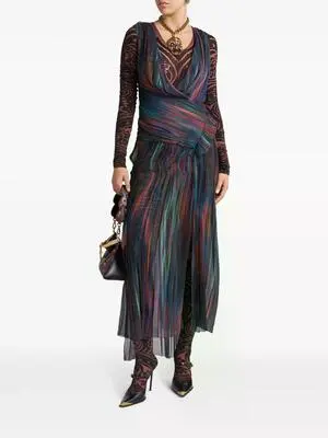 Etro Printed Silk Maxi Dress