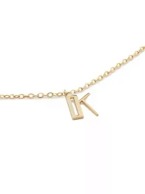 Monica Vinader 14kt Yellow Initial K Necklace
