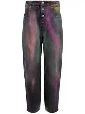 MAISON MARGIELA Bleached-effect Straight-leg Jeans