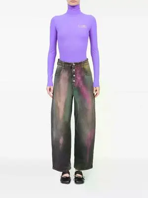 MAISON MARGIELA Bleached-effect Straight-leg Jeans
